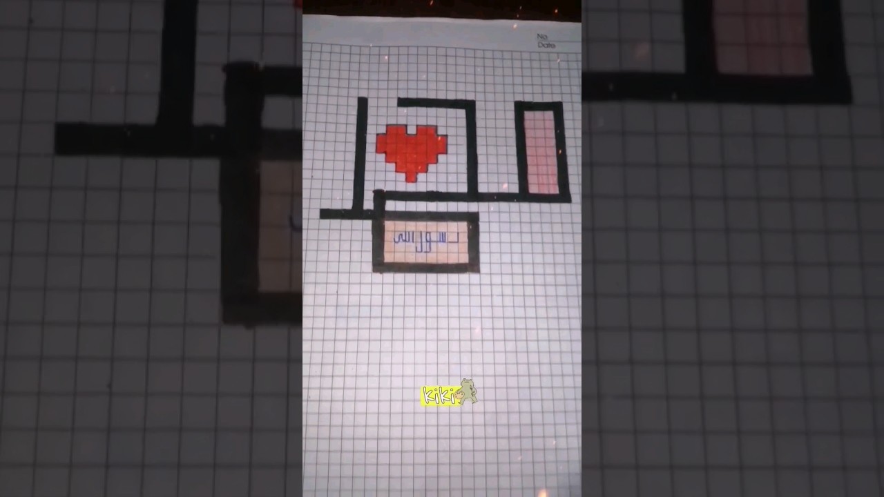 احسن رسمه بيكسل ارت هتعجبك ♥️ #kiki #pixelart - YouTube