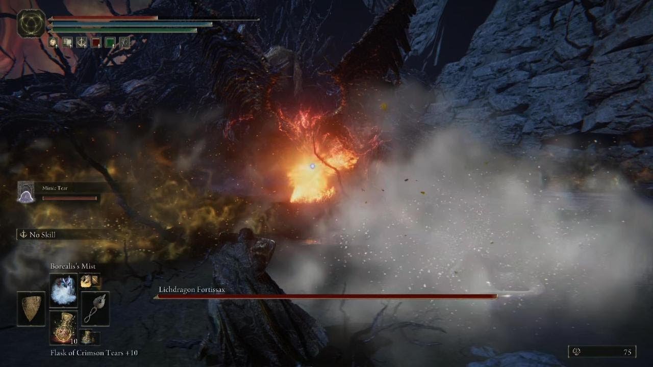 ELDEN RING Lichdragon Fortissax - YouTube