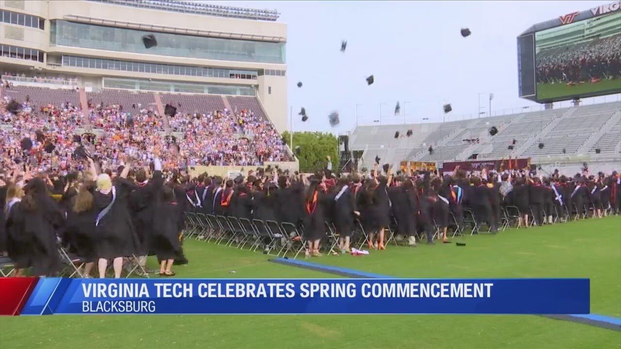 Virginia Tech celebrates 2025 spring commencement - YouTube