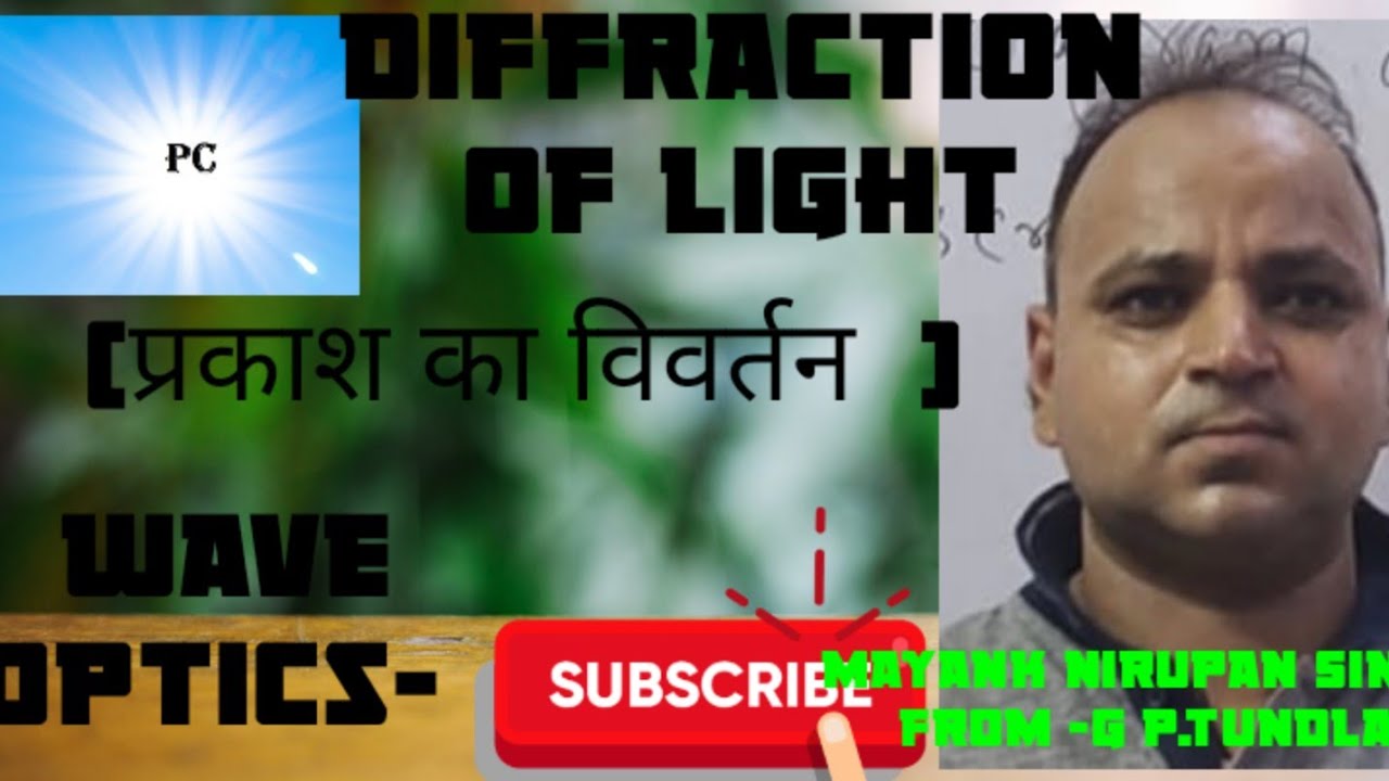 Wave optics||Diffraction of light|| diffraction of light in single Slit ...