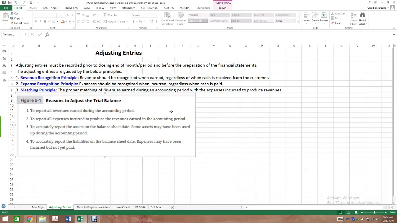 ACNT 1303- Chapter 5 (23ed) - YouTube