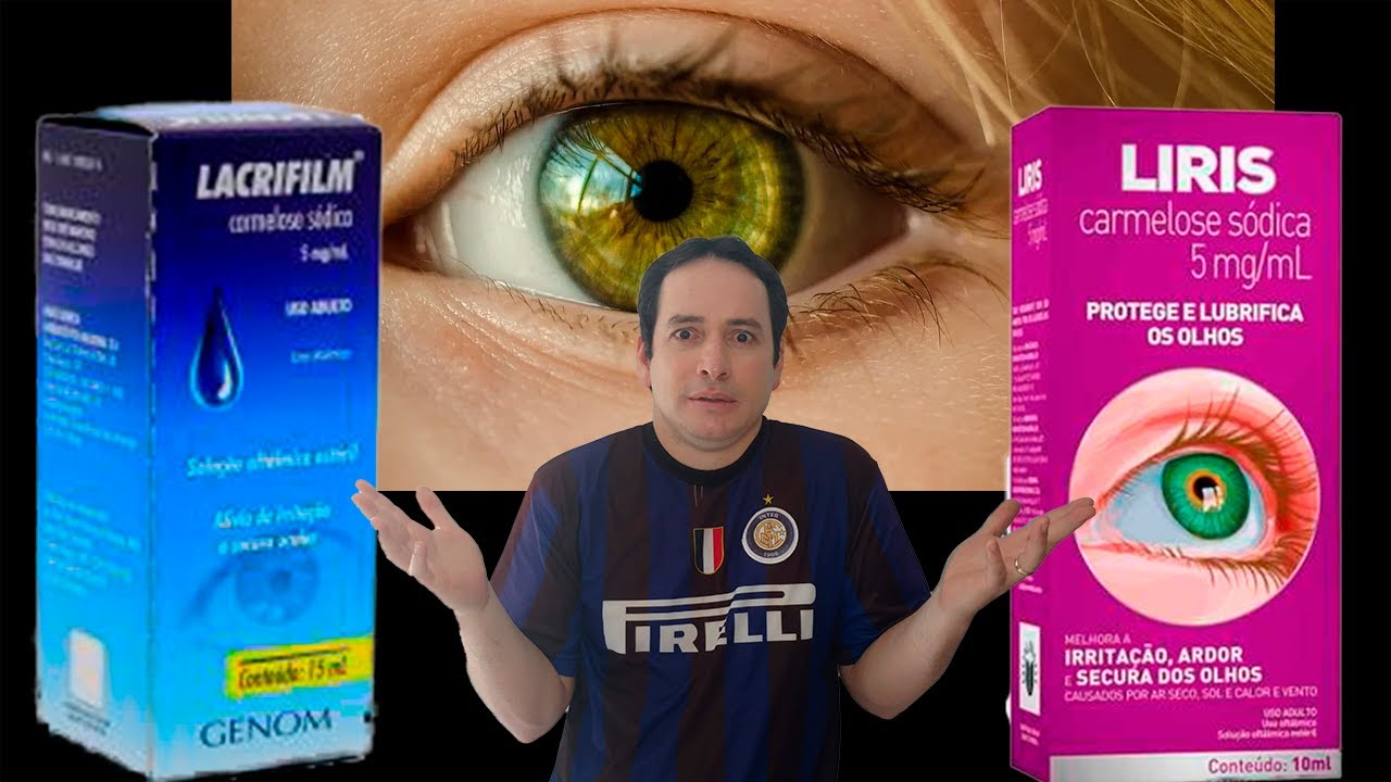 Comprei dois novos colírios: Lacrifilm e o Liris. Veja algumas propriedades - YouTube