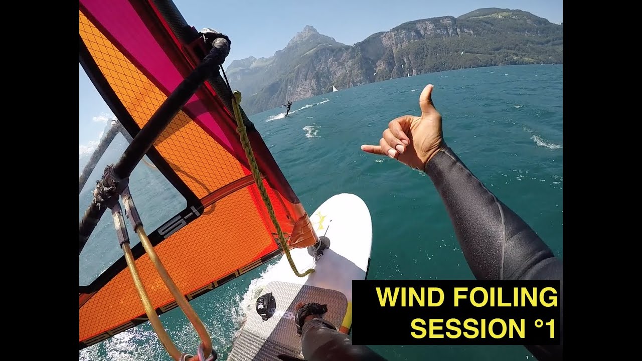 2H Windfoil Session - YouTube