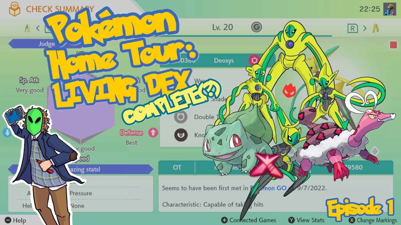 Pokemon Home Living Form Dex | OT and Shiny | September 2023 - YouTube