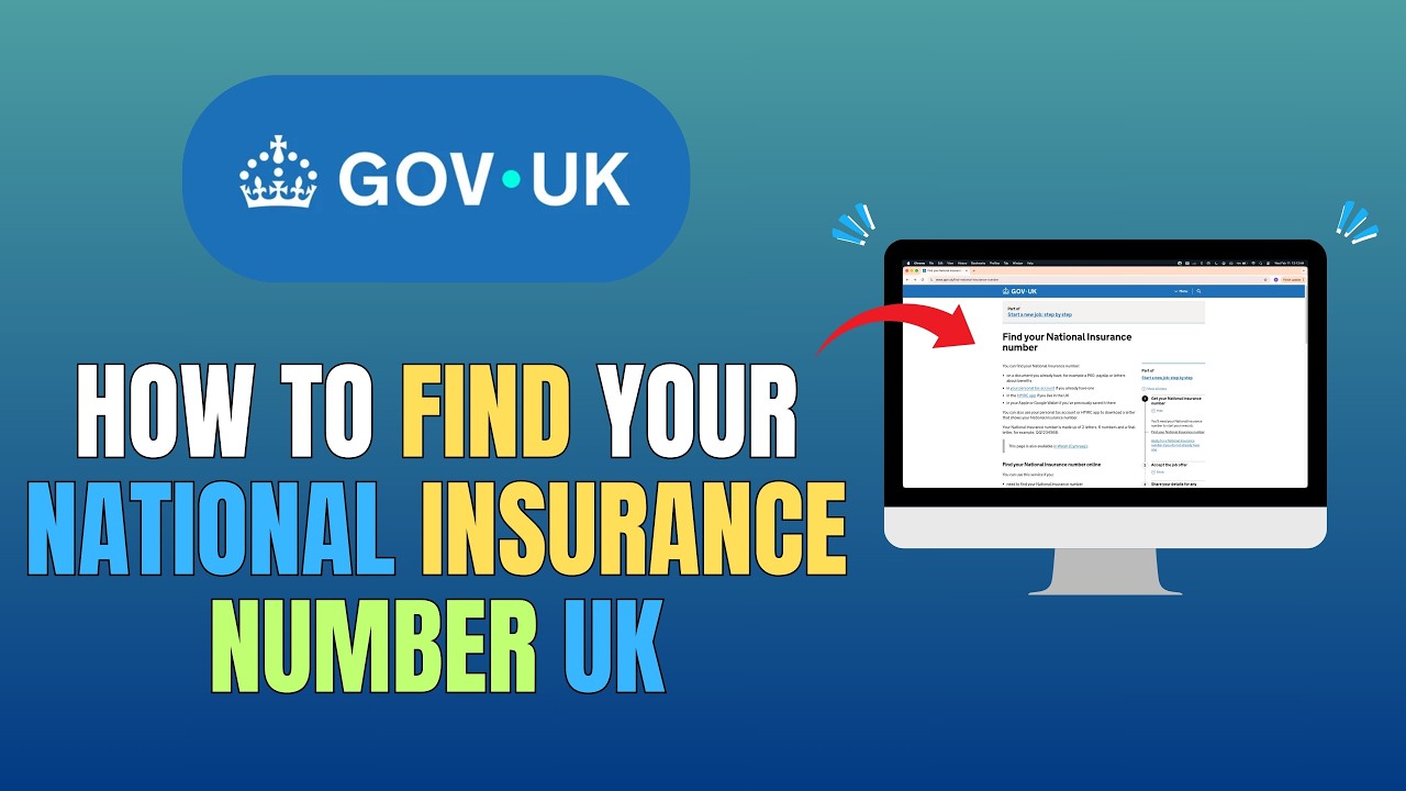 HOW TO FIND YOUR NATIONAL INSURANCE NUMBER UK - UPDATE 2026 - YouTube