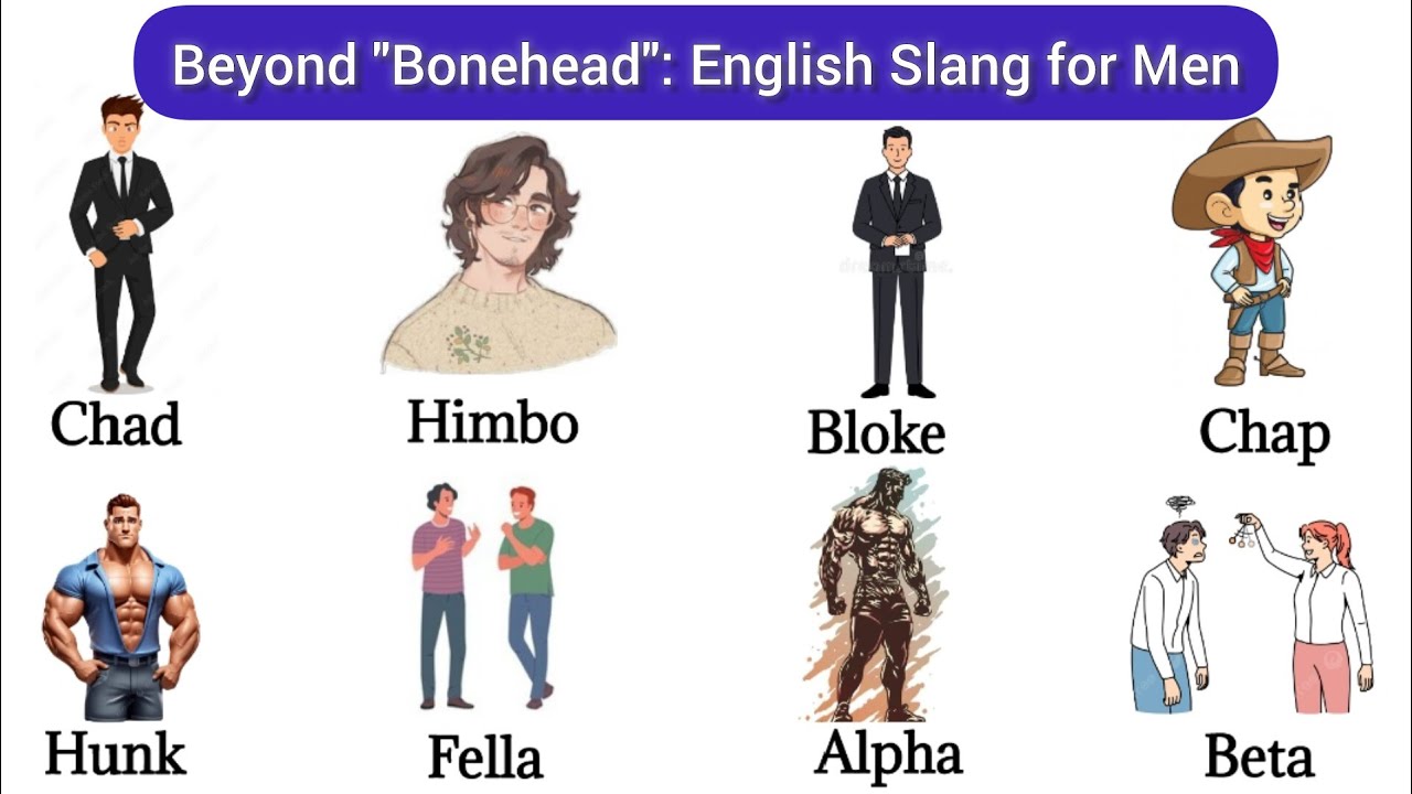 English Slang for Men | English Vocabulary | daily use english words ...