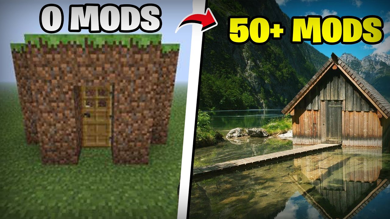 I Made Minecraft A Super Realistic Game With 50+ MODS - YouTube