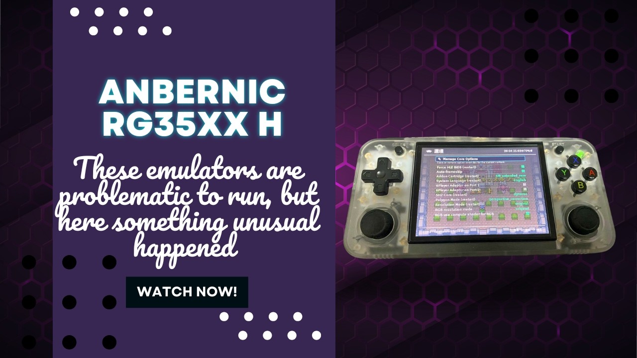 ANBERNIC RG35XX H: Performance on Nintendo 64 and Sega Saturn - YouTube