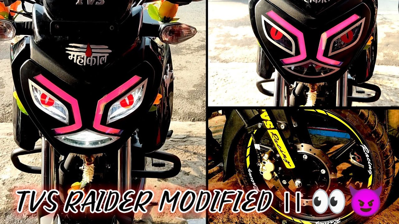 One of the Best TVS Raider Modified ॥ TVS Raider New Modified 2023 ...