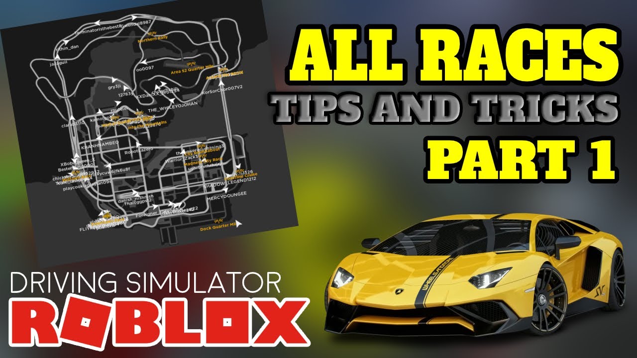 ALL RACES TIPS AND TRICKS- PART 1 (Downtown race, Around the world ...