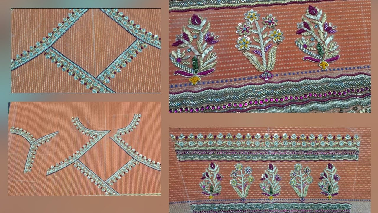 „Komplexes Bridal Hath Jari Design step-by-step“ #Handstickerei / # ...
