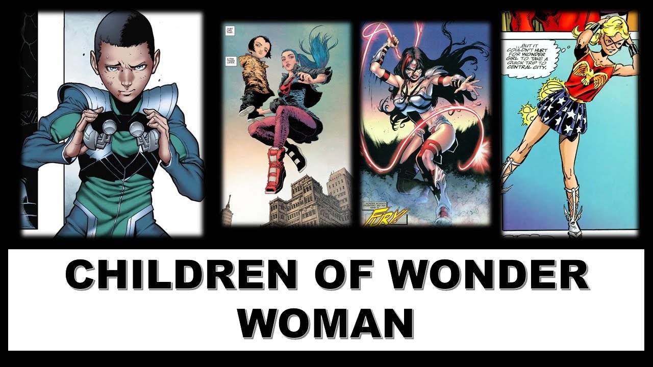8 CHILDREN OF WONDER WOMAN IN DC COMICS - YouTube