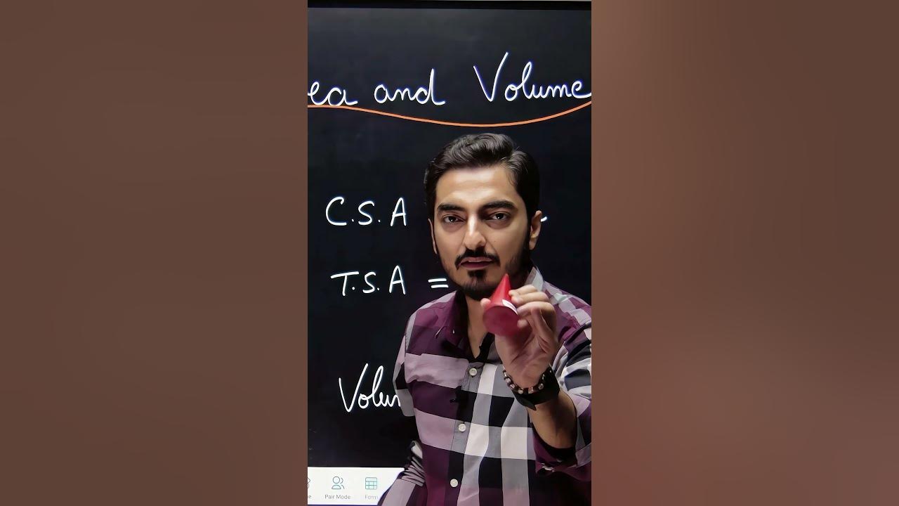 Are You Familiar with CSA, TSA, and Volume of Cone? #maths #math - YouTube