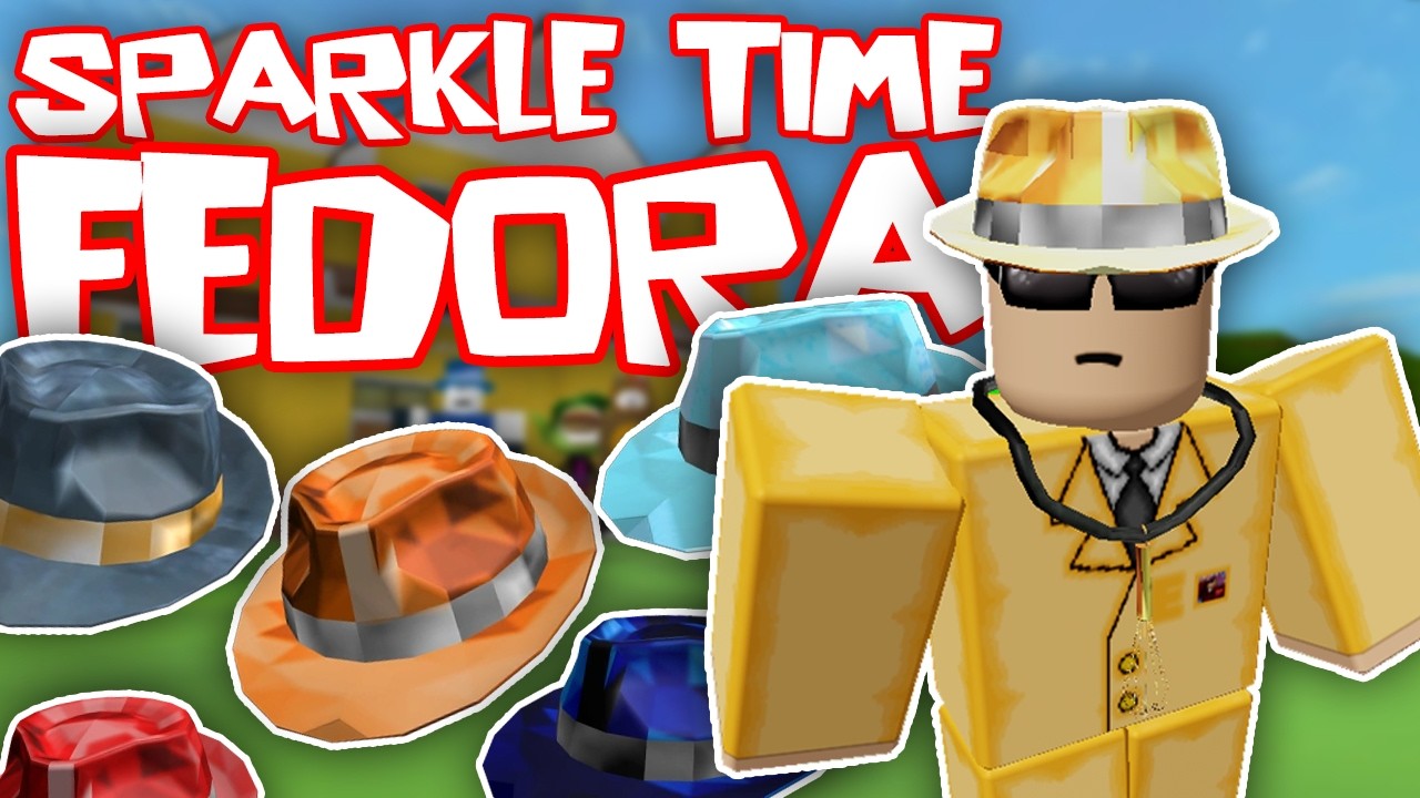 History of ROBLOX Sparkle Time Fedoras - YouTube