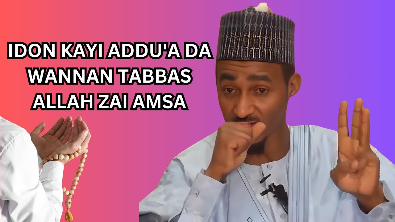 Karɓaɓɓen Addua kai tsaye Sheikh Bashir Ahmad Sani Sokoto - YouTube
