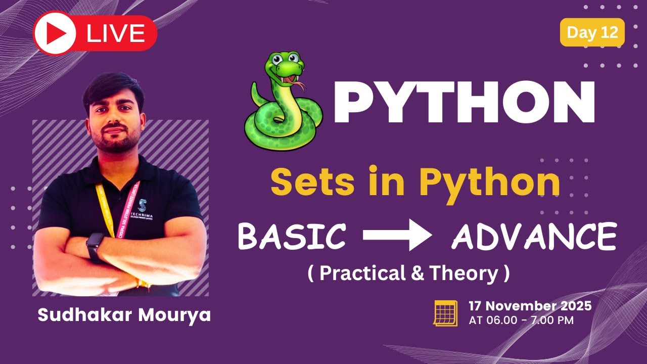 Python Set Explained in Hindi | Set Datatype in Python | Python Full ...