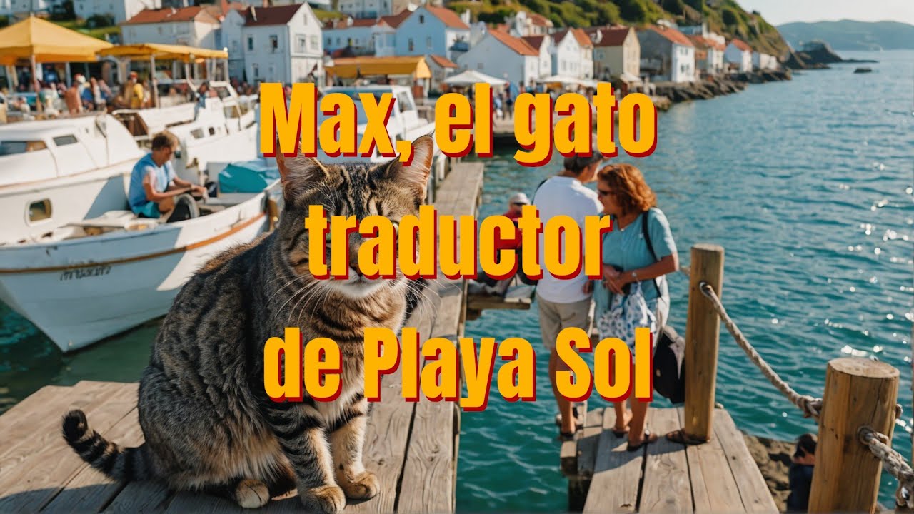 Max, el gato traductor de Playa Sol - YouTube