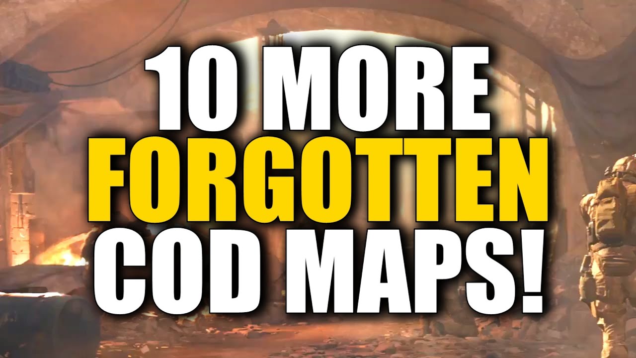 10 *MORE* Forgotten Maps From Call of Duty History... (What Happened ...