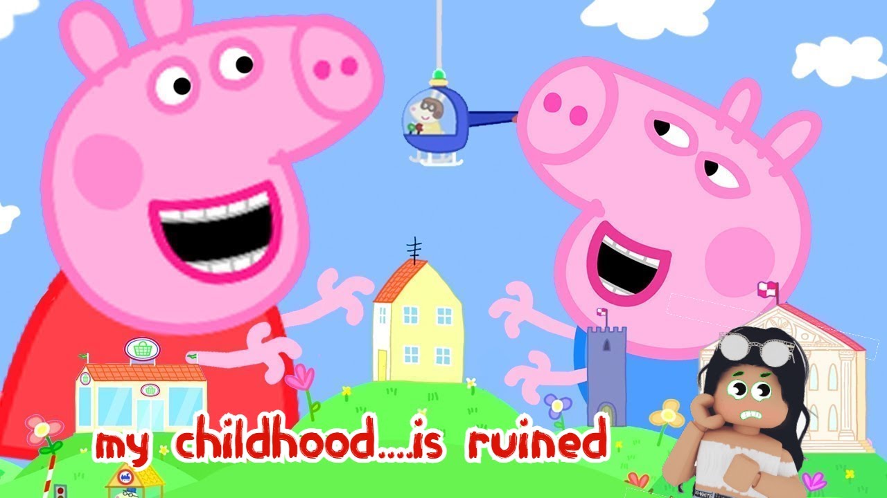 Playing PEPA PIG games in Roblox?!! - YouTube