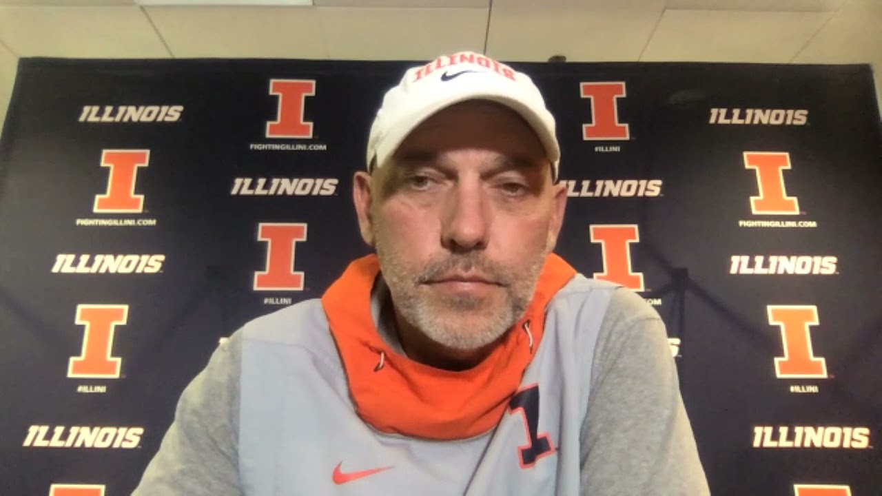 Iowa preview: Illinois offensive coordinator Tony Petersen - YouTube