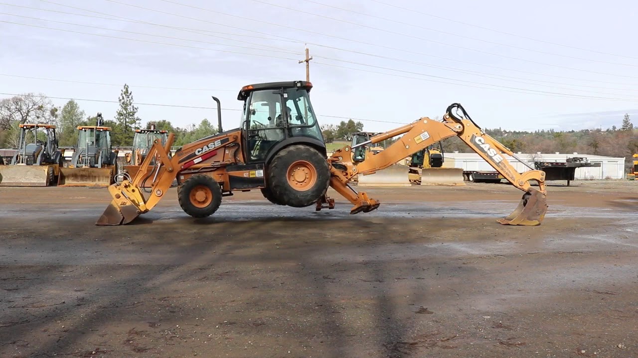 2012 CASE 590 SUPER N BACKHOE - YouTube