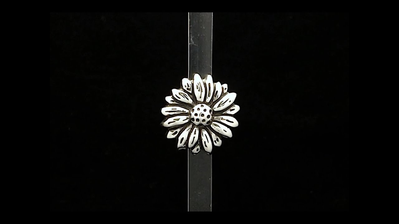 Daisy Flower Tie Tack / Lapel Pin by Paxton Jewelry - YouTube