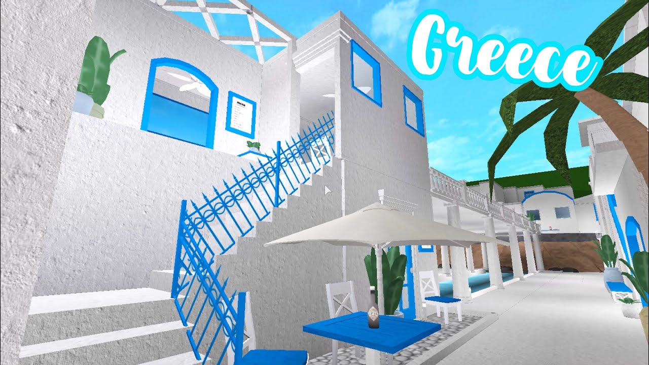 Greece Town Tour | Roblox Bloxburg - YouTube