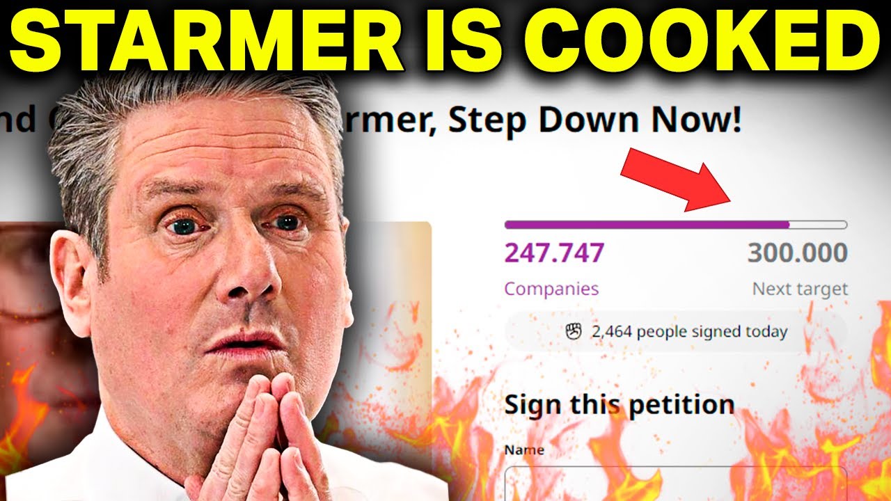 PETITION TO OUST STARMER NEARLY REACHES 300,000 SIGNATURES - YouTube