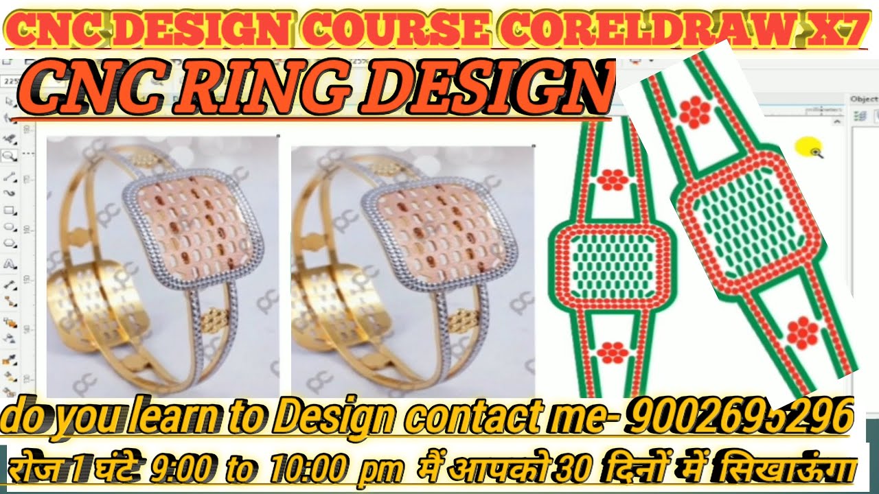 How to make CNC ring design || jewellery CNC Ring design || cnc ring ...
