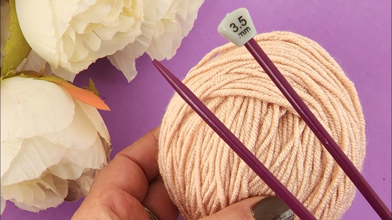 You won't believe it! TWO NEEDLE STITCHES! Only 4 rows and a great two ...