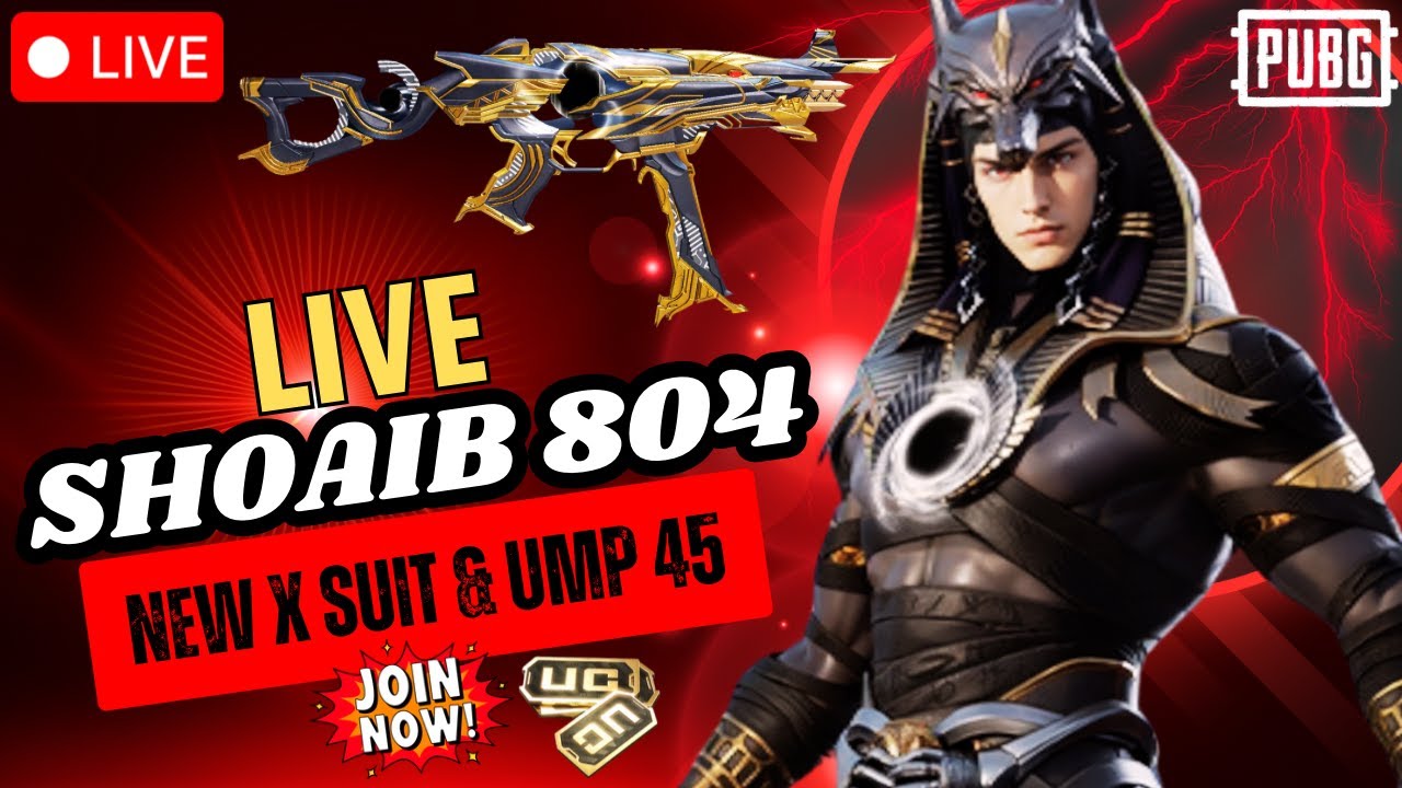 🔴 LIVE | Anukhra X Suit and New UMP 45 | Shoaib804Live | PUBG Mobile 3. ...