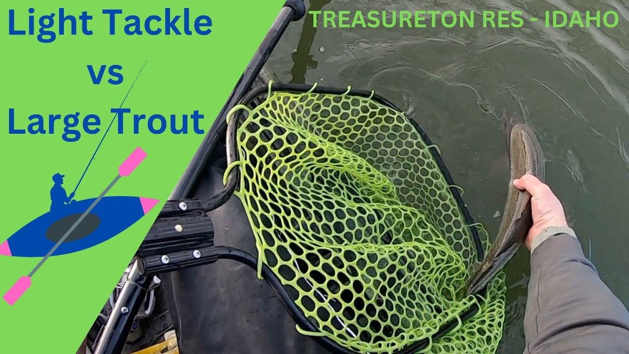 Light Tackle vs Large Idaho Trout - YouTube