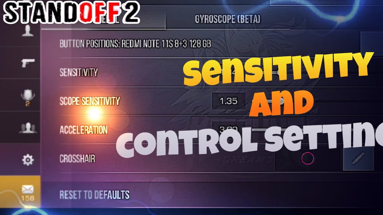 SENSITIVITY AND MY CONTROL SETTINGS 🔥😁|STANDOFF 2 - YouTube