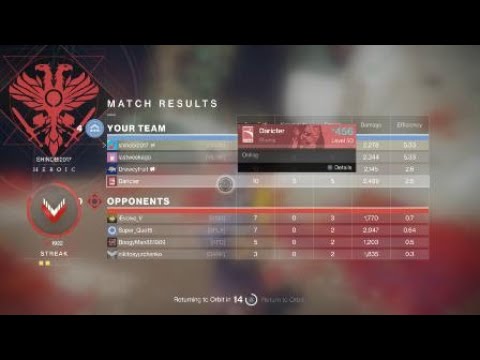 Destiny 2 (PS4) Competitive Crucible #11 (Survival on Distant Shore ...