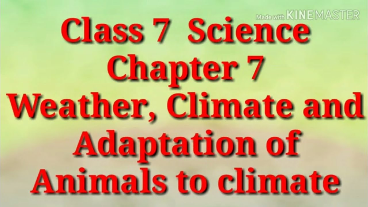 Class 7 Science Chapter 7 Weather climate Adaptation Of Animal To class-7-science-chapter-7-weather-climate-adaptation-of-animal-to