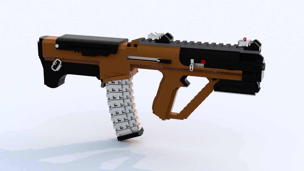 Custom Lego Gun MOC: Iriomote Assault Rifle (LiveStream Build) Pt.2 ...