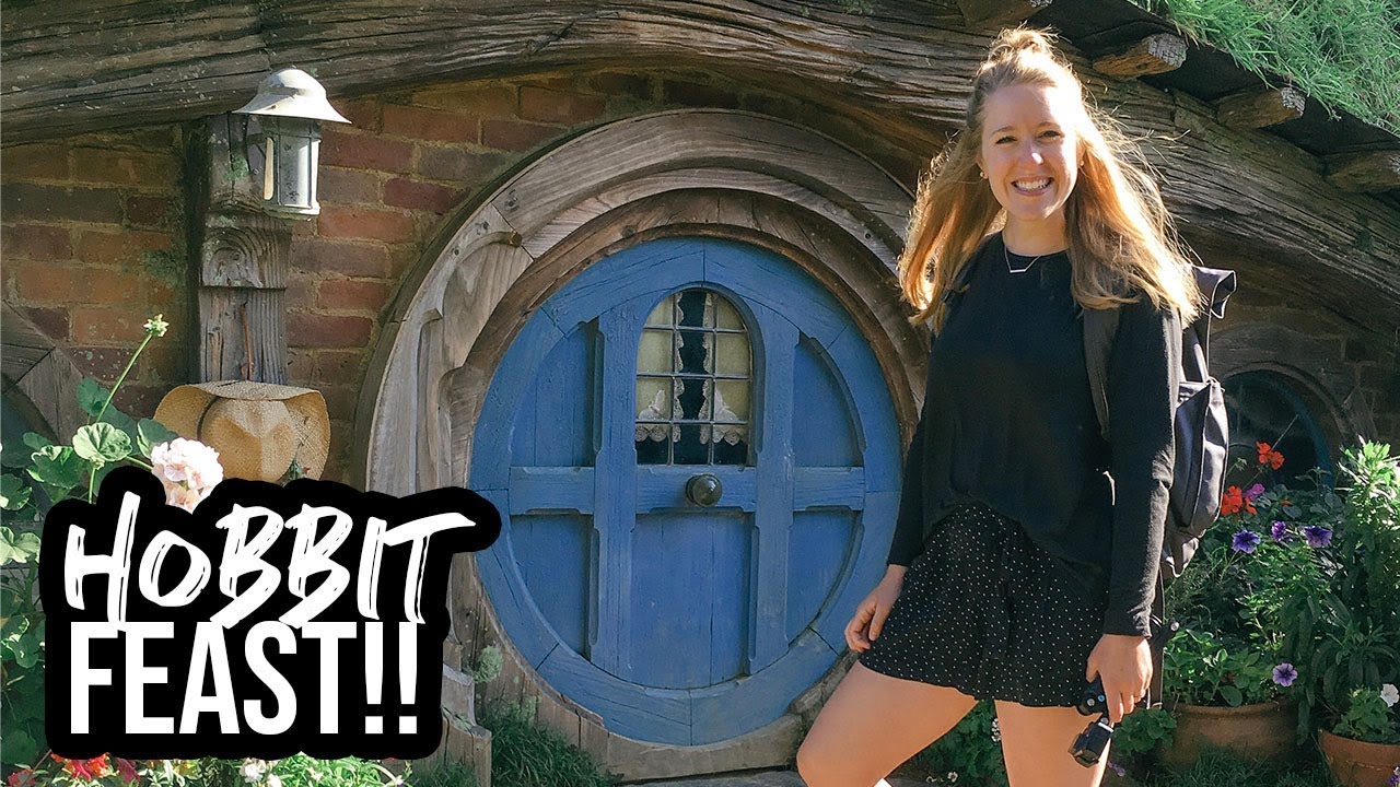 HOBBITON TOUR & HOBBIT FEAST // The Shire, Middle Earth (New Zealand ...