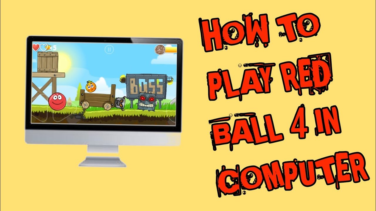 How to Play Red Ball 4 on PC/ Play Red Ball 4 in Laptop/ Red Ball 4 All ...