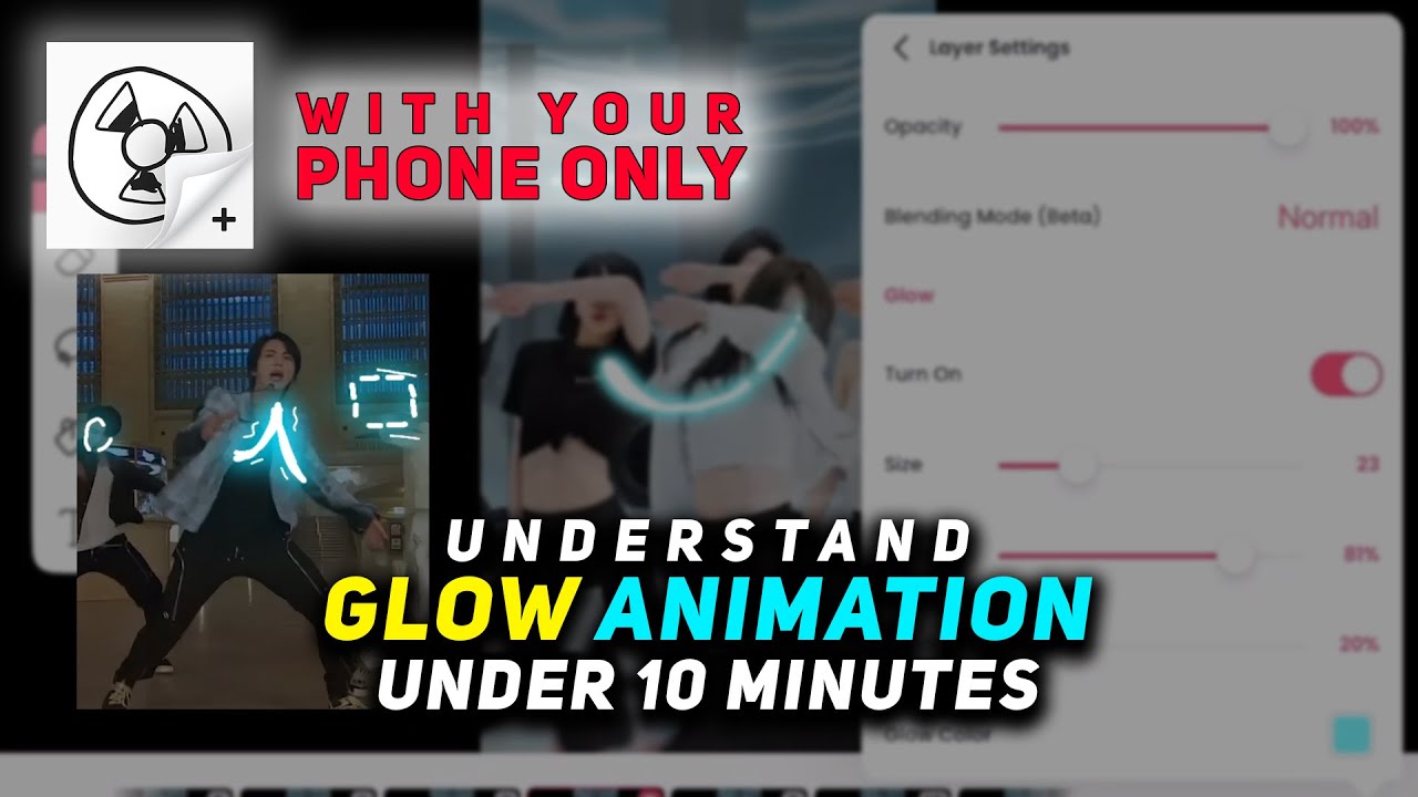5 Langkah Membuat Glow Animation (Mudah) - YouTube