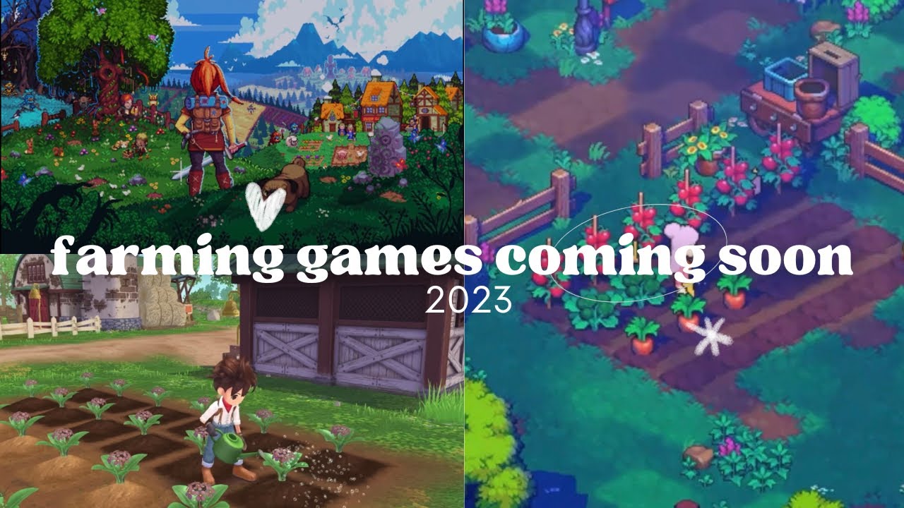 new upcoming cozy farming games - YouTube