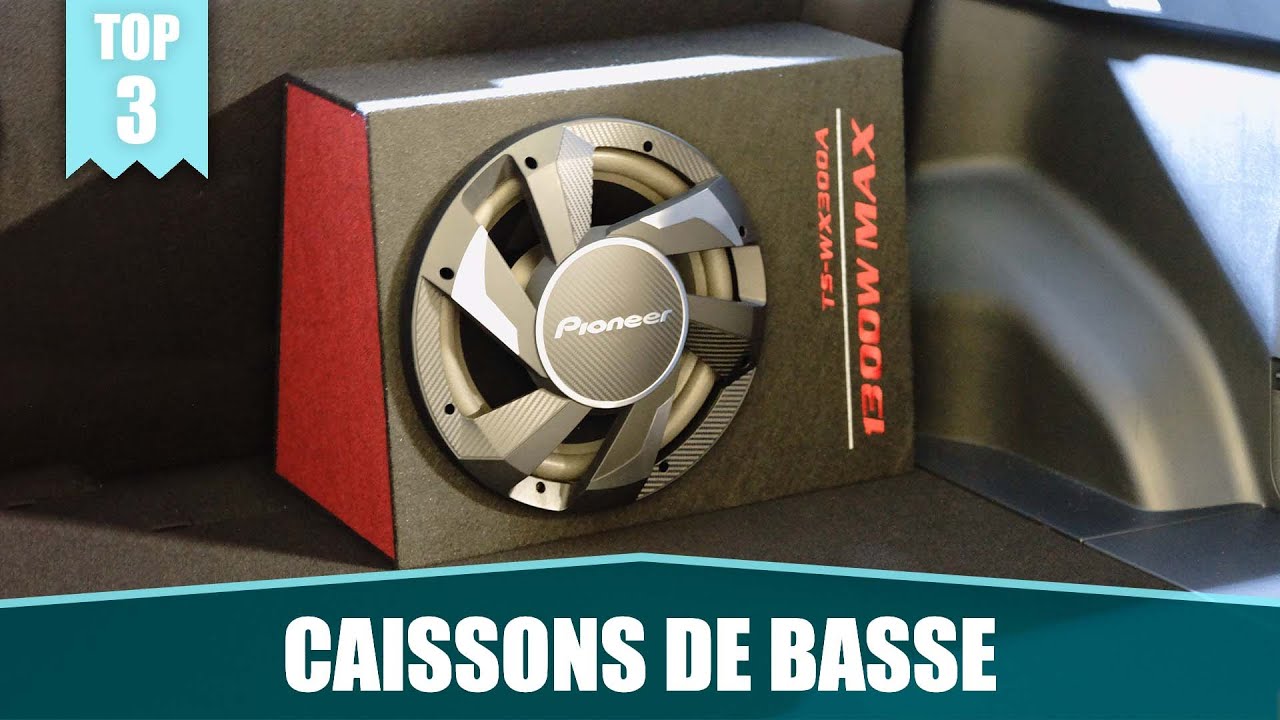 LES MEILLEURS CAISSONS DE BASSE POUR VOITURE - COMPARATIF - YouTube