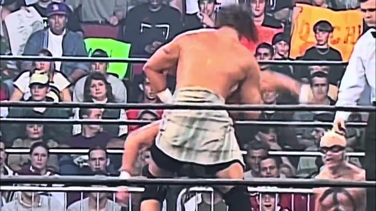 Frumpy Conclusion of Sick Boy from Raven’s Flock vs. Mark Starr on WCW NITRO Uses Pedigree ...