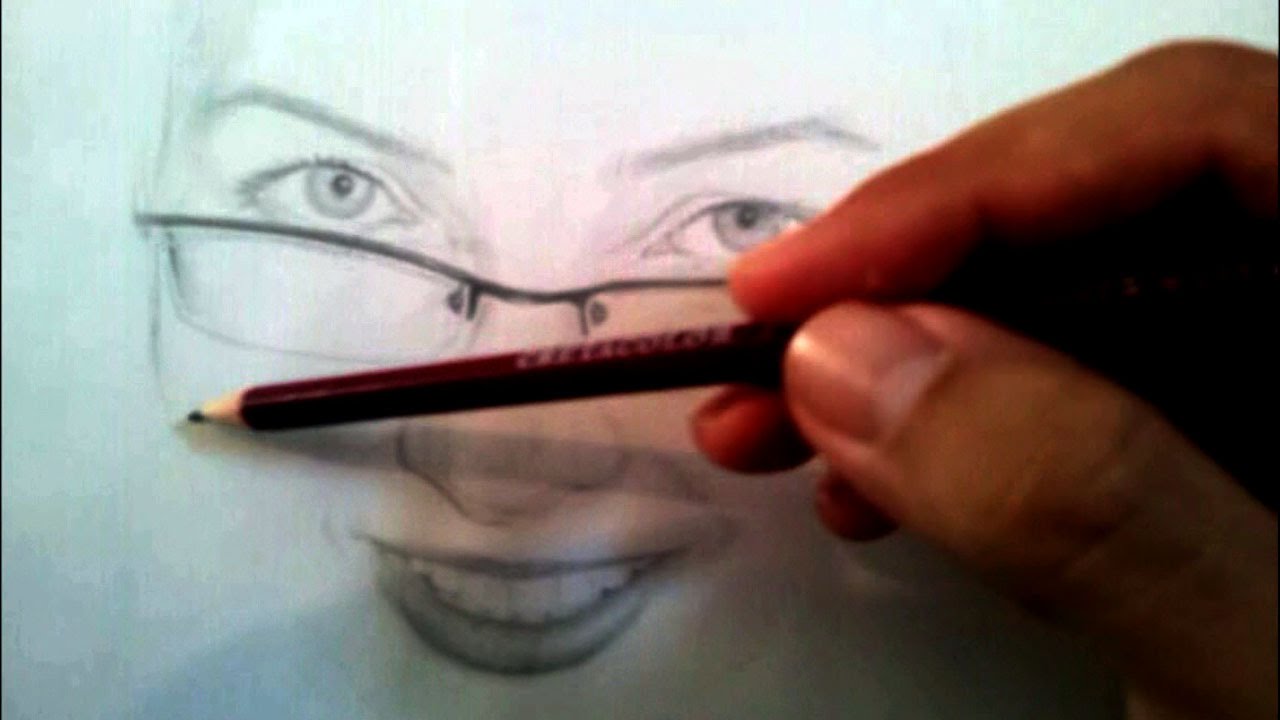 Speed Drawing Portrait pencil - YouTube