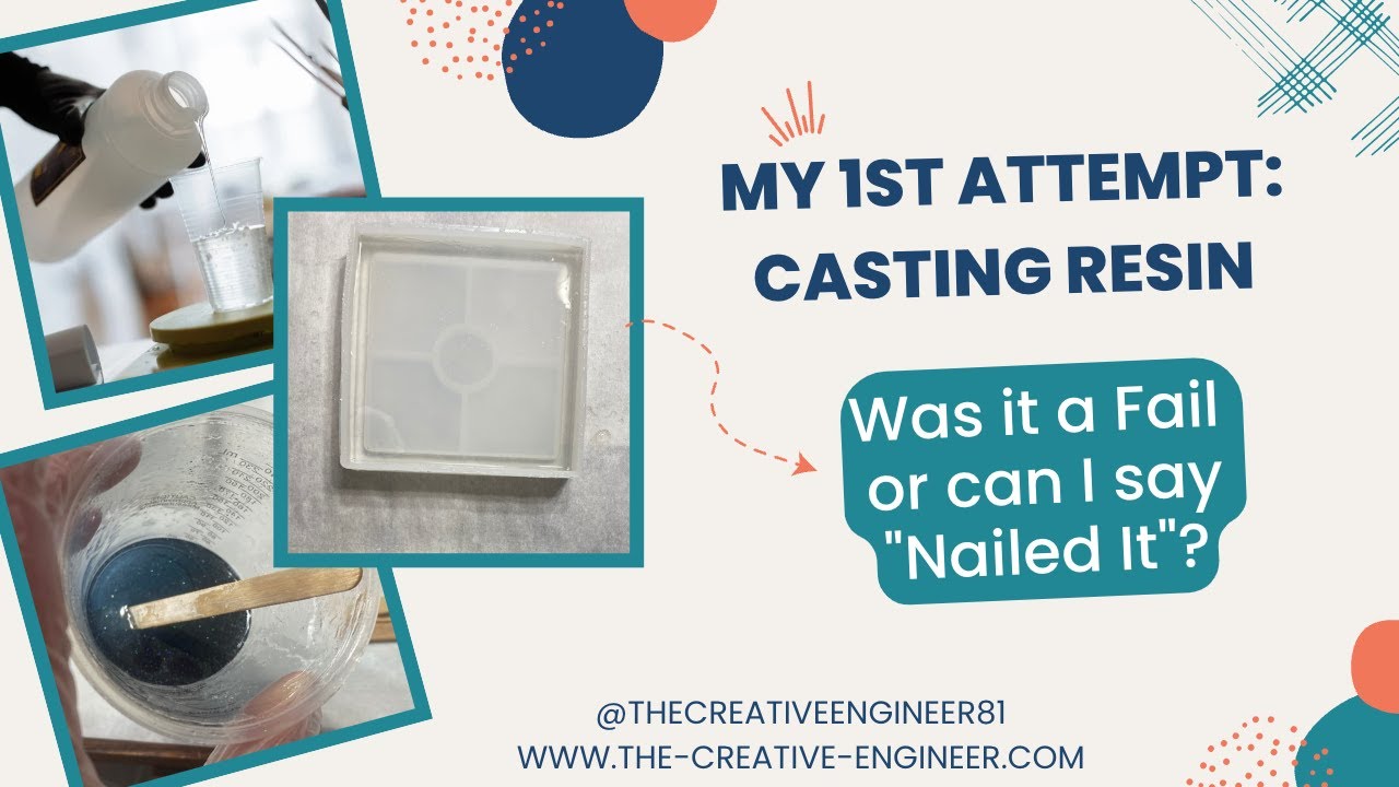 My 1st Attempt - Casting Resin - YouTube