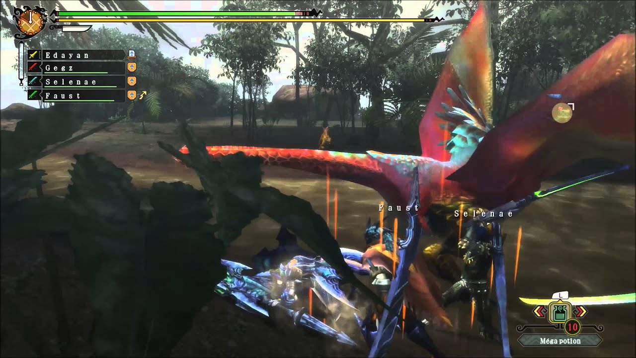 Monster Hunter Tri Ultimate-Eu GAF coupé décalé on the Vermillon ...