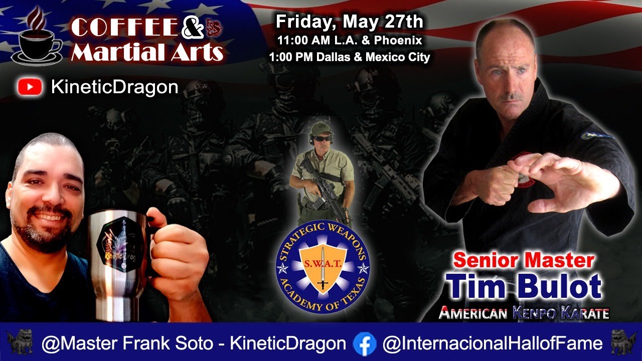 Coffee & Martial Arts - SM Tim Bulot - American Kenpo Karate - YouTube