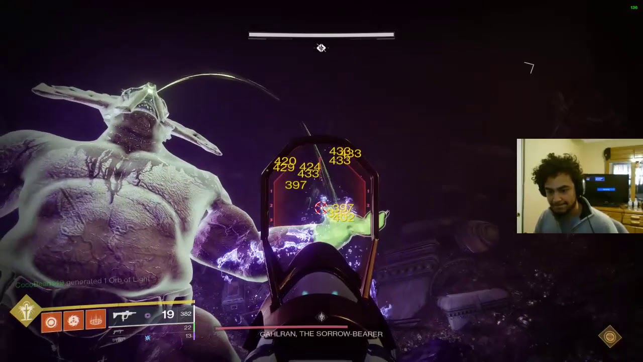 Destiny 2 - 2man Gahlran (Crown of Sorrow Raid Boss) - YouTube
