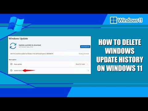 How to Delete Windows Update History on Windows 11/10 || Delete Update ...