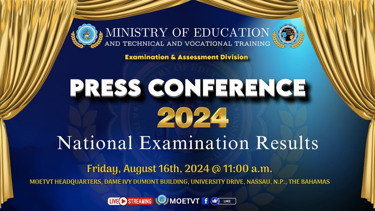 MOETVT Press Conference for the 2024 National Examination Results ...