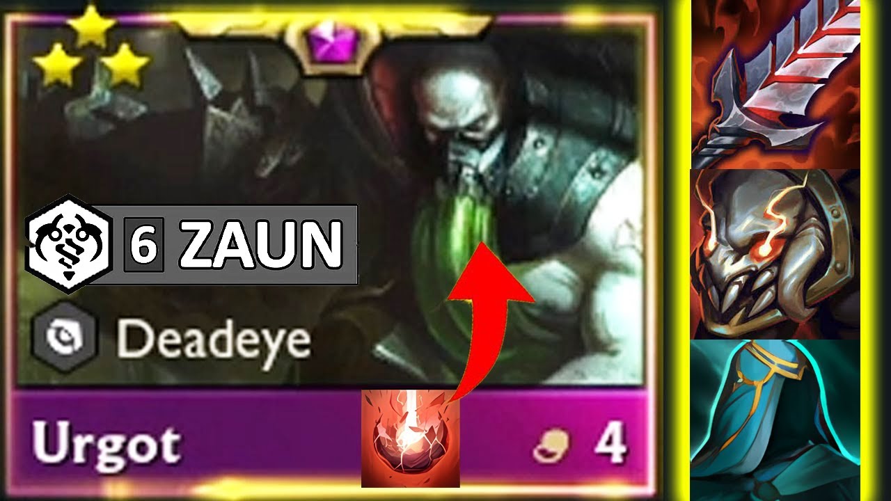 How strong is 6 Zaun Urgot 3 Star With "Know Your Enemy Augment" TFT ...